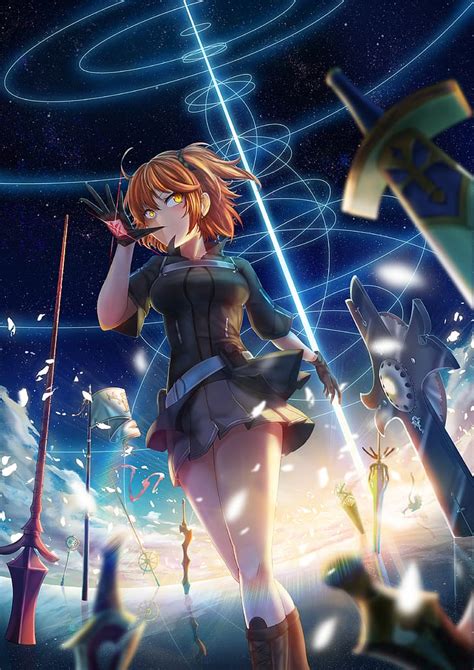 Fategrand Order Seri Fate Fujimaru Ritsuka Wallpaper Hd
