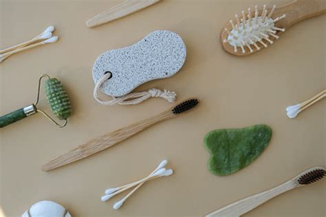 뉴트럴 베이지 색 배경 플랫 레이에 천연 스킨 케어 제품 유기농 제로 폐기물 친환경 화장품 스파 배경 지속 가능한 라이프 스타일 0에 대한 스톡 사진 및 기타 이미지