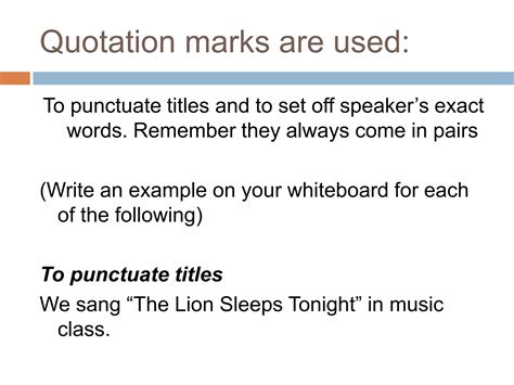 Quotation Marks Pptx