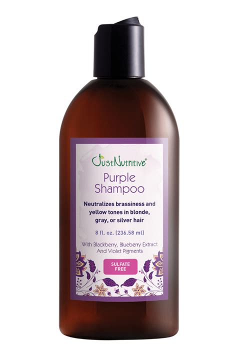 Purple Shampoo Gray Hair Shampoo Just Nutritive