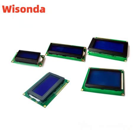 1602 16x2 hd44780 ký tự lcd xanh iic i2c 1602a 2004a 12864b mô