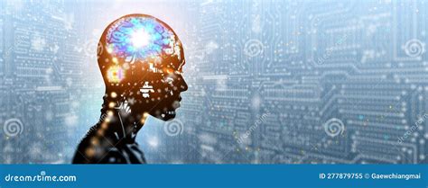 Ai Singularity Concept The Moment Artificial Intelligence Exceeds