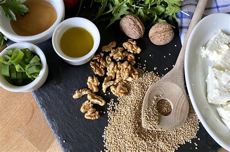 Quinoa Salad With Apple Walnuts And Rocket From Johannes