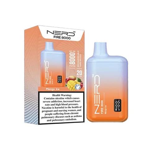 Nerd Fire 8000 Puffs Disposable Vape In Dubai