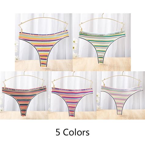 Colorful Stripes G String Set Sissy Dream
