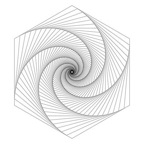 Dots Lines Spirals Раскраска Распечатать Telegraph