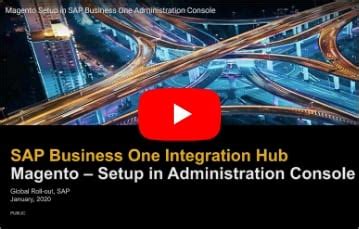 Magento Connector For SAP Business One