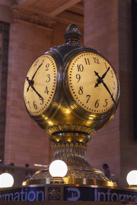 Grand Central Terminal Clock Manhattan New York City Editorial Image