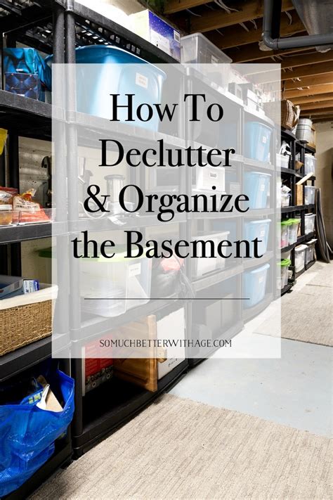 How To Declutter Unfinished Basement Openbasement
