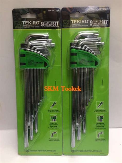 Promo Kunci L Set 9pcs Long Bintang Lubang Tamper Torx Key Long
