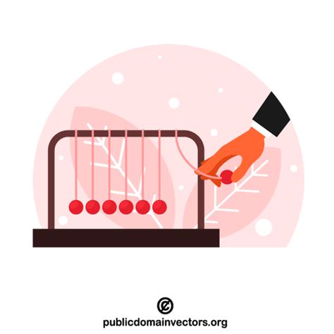 Newton Cradle Public Domain Vectors