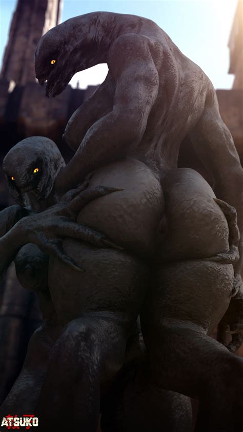Rule 34 2girls 3d Alien Alien Girl Anus Ass Atsuko Artist Big Ass Big Breasts Breasts Claws