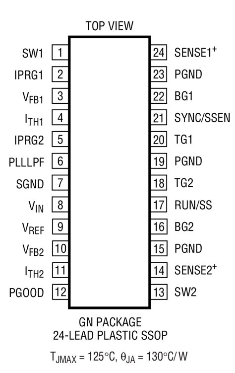 Ltc3776 Dual 2 Phase No Rsense Synchronous Controller For Ddrqdr