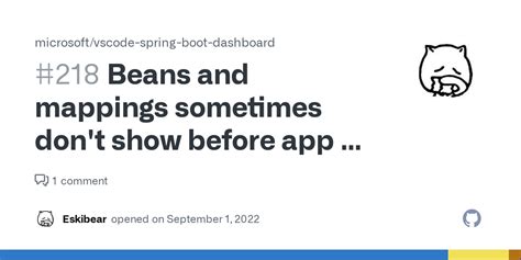 Beans And Mappings Sometimes Dont Show Before App Is Running · Issue