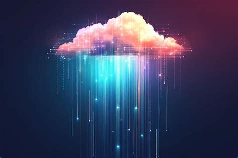 Premium Photo Cloud Computing Technology Concept Abstract Cloud