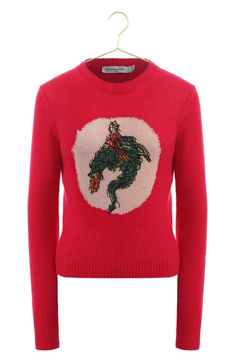 Кашемировый пуловер Dior цвет Розовый купить на ресейл платформе Tsum Collect арт Item34222