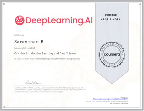 Calculus For Machine Learning And Data Science Pdf