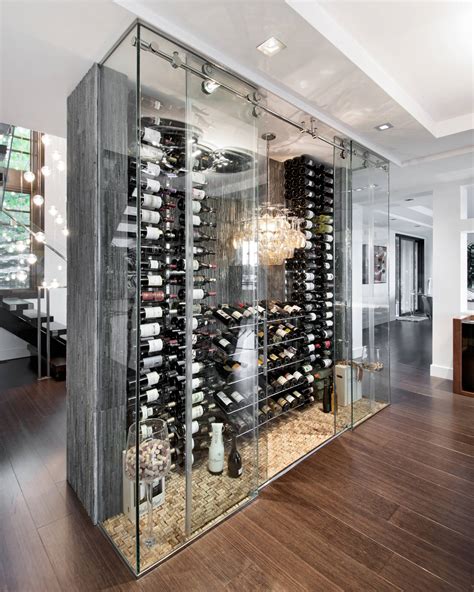 62 Glass Wine Cellar Fresh And Sleek Modern Wine Storages