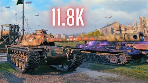 World Of Tanks T110E5 11 8K Damage 60TP 10K Dmg YouTube