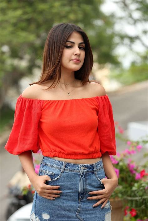 Desi Actress Pictures Rhea Chakraborty Displays Her Sexy Legs And Toned Midriff In Her Latest