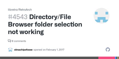 Directoryfile Browser Folder Selection Not Working · Issue 4543