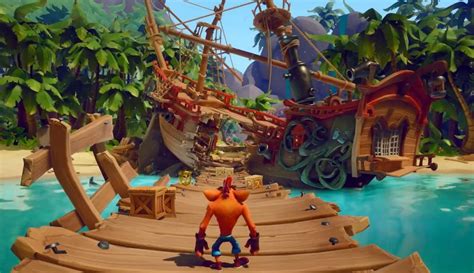 Crash Bandicoot 4 Pirate Level Gameplay Showcased Playstation Universe