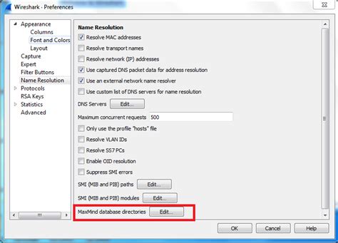 Maxmind Database Paths In Wireshark Geeksforgeeks