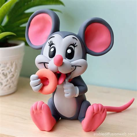 Mouse With Stretched Tongue Stable Diffusion Online