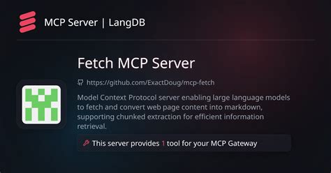 fetch mcp server langdb