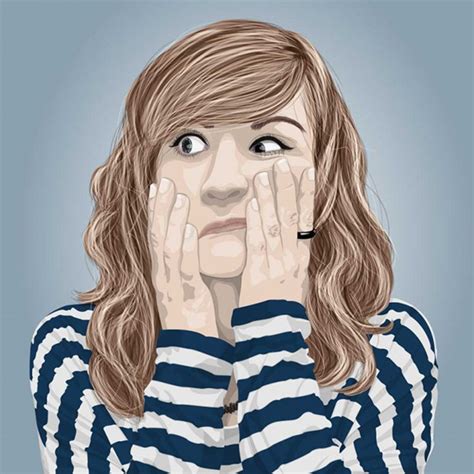 Adobe Illustrator Vector Portrait Examples Behance