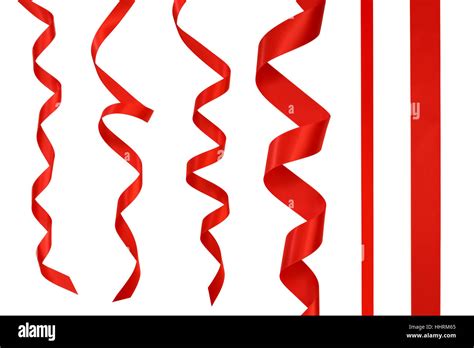 Isolated Curl Shapes Shape Backdrop Background White Red