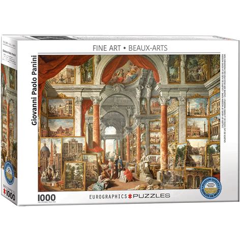Eurographics Fine Art Panini Gallery Of Views Of Modern Rome Puzzle