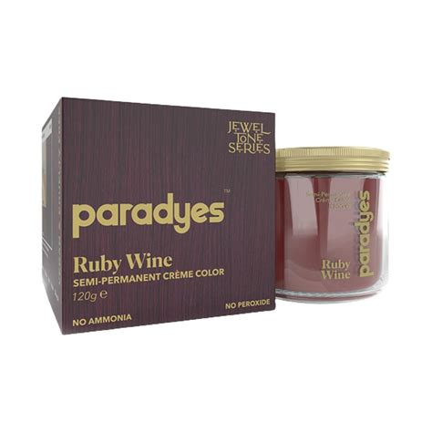 Buy Paradyes Semi Permanent Classic Hair Color Jar Ruby Wine 120g