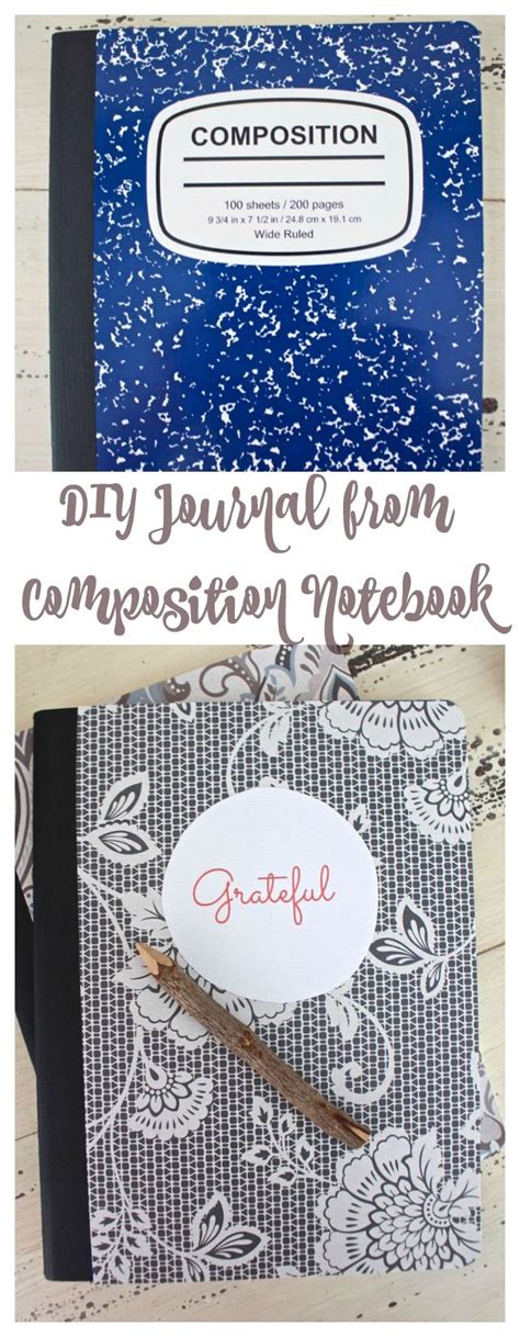 Diy Composition Notebook Journal Diy Composition Notebook Journal