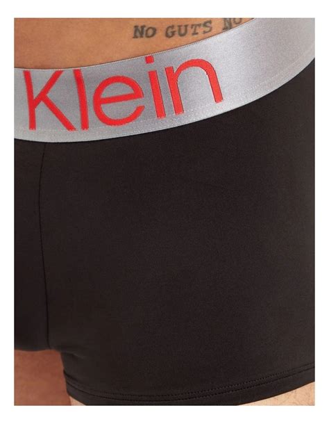 Calvin Klein Reconsidered Steel Micro Low Rise Trunks 3 Pack In Black