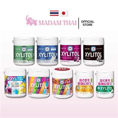Japan Vietnam Lotte Xylitol Chewing Gum 3 Mix Flavors Assorted Bottle