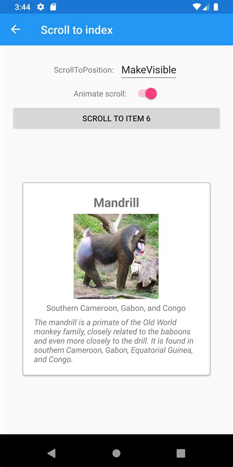 Bug Android CarouselView ScrollTo By Index Not Working Issue 7800 Xamarin Xamarin
