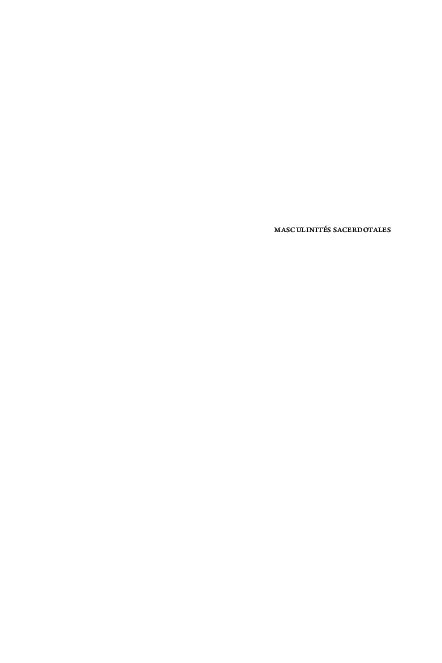 Pdf Sex And Priestly Masculinity In Late Medieval Europe