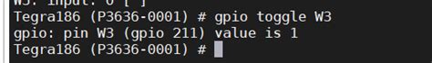 How The Jetson TX NX Controls Gpio In Uboot Command Line Mode Jetson TX NVIDIA Developer
