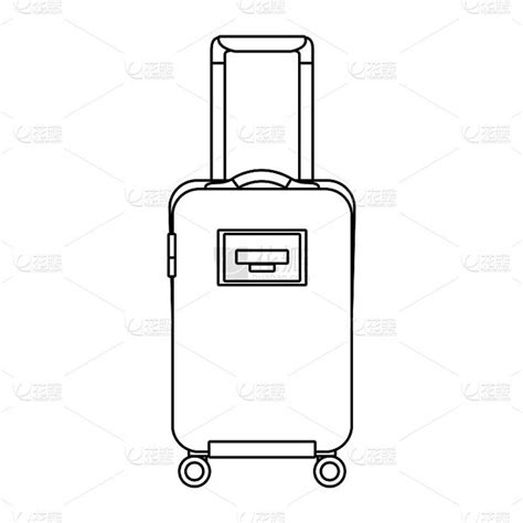 带可伸缩把手和轮子的旅行箱