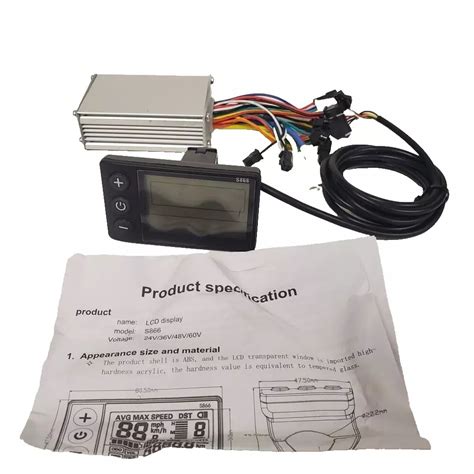 Motor Brushless Controller With S866 Lcd Display Panel Kit For Electric