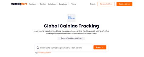 Cainiao Tracking Trackingmore