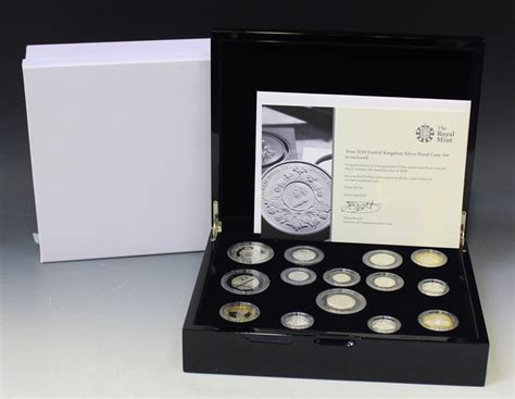 A United Kingdom Royal Mint 2014 Fourteen Coin Specimen Proof Silver