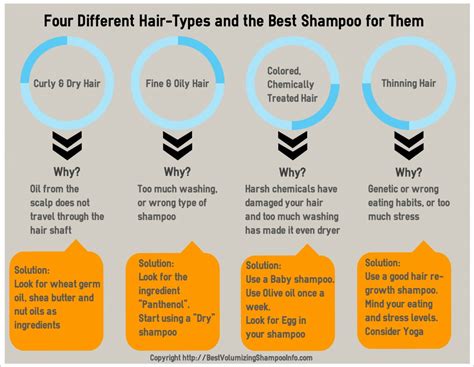 Four Different Hair Types And Shampoo For Them Howtowashhair