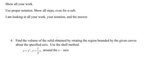 Solved Show All Your Workuse Proper Notation Show All