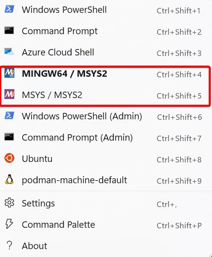 Using MSYS2 In Windows Terminal Issue 1684 Msys2 MSYS2 Packages
