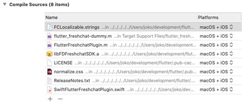 error when flutter build ios · issue 22 · fayeed flutter freshchat