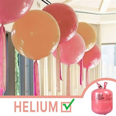 Partywoo Boho Pink Large Balloons 4 Pcs 36 Inch Balloons Blush Pink