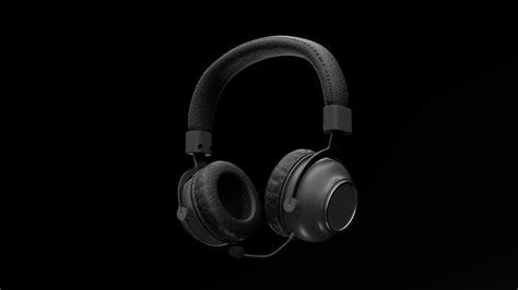 Free Headset Model Cycles And Eevee Compatible With Procedural Textures