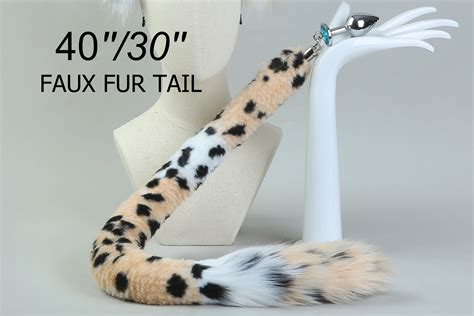 Spot Cow Tail Butt Plug Tail Buttplug Realistic Faux Fur Lion Etsy